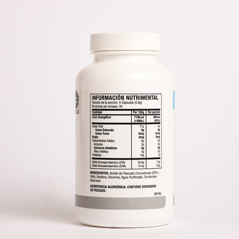 Omega 3 Rx Capsulas 120 - La Zona México – Zone Foods Mx